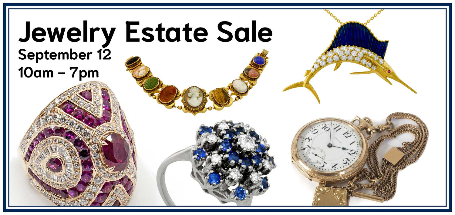 One-Day Estate Sale - September 12th – Jewelry Creations Inc