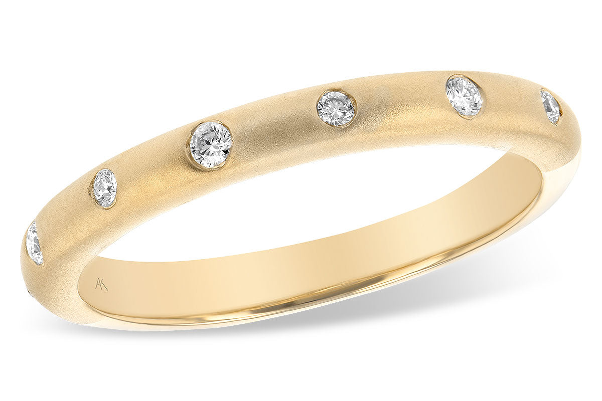 Diamond Matte Band – Jewelry Creations Inc